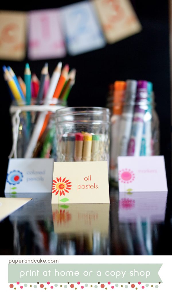 Spring Flowers Printable Classroom Decorations - Paper and Cake