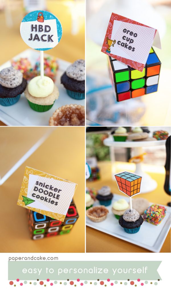 Brain Teaser Printable Party - Paper and Cake