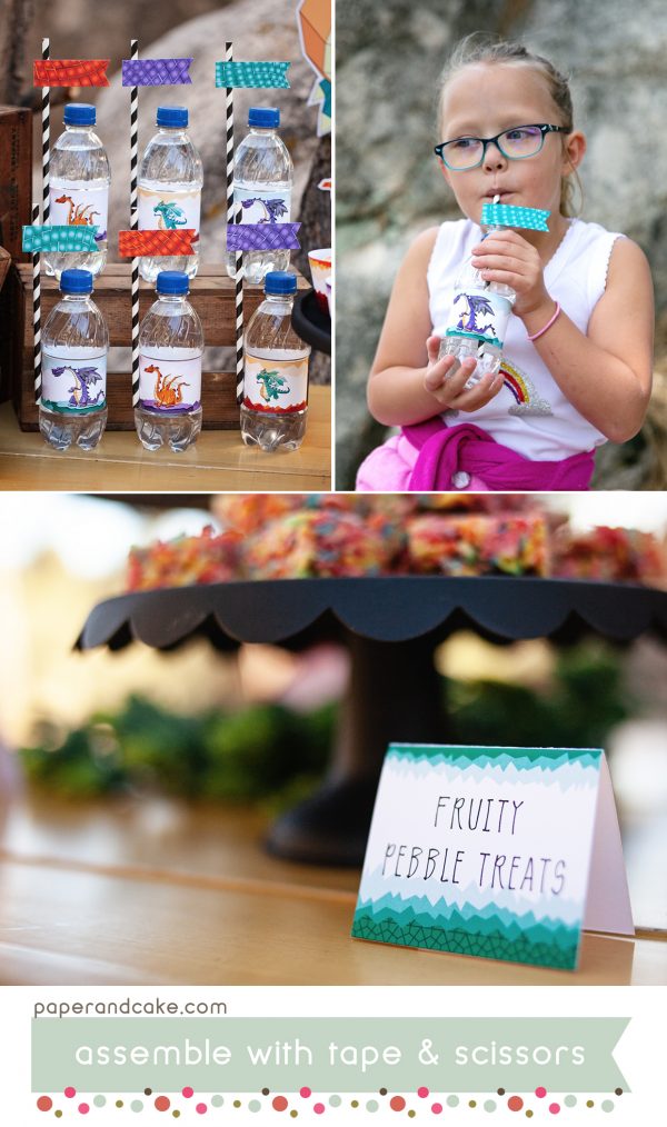 Dragons Printable Party - Paper and Cake