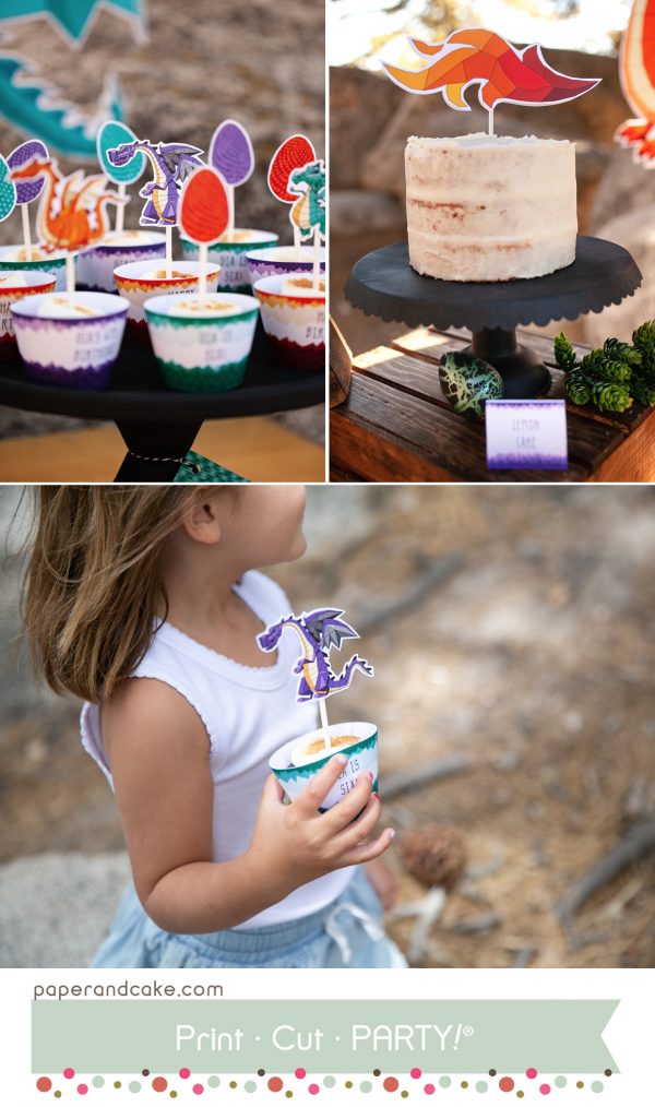 Dragons Printable Party - Paper and Cake
